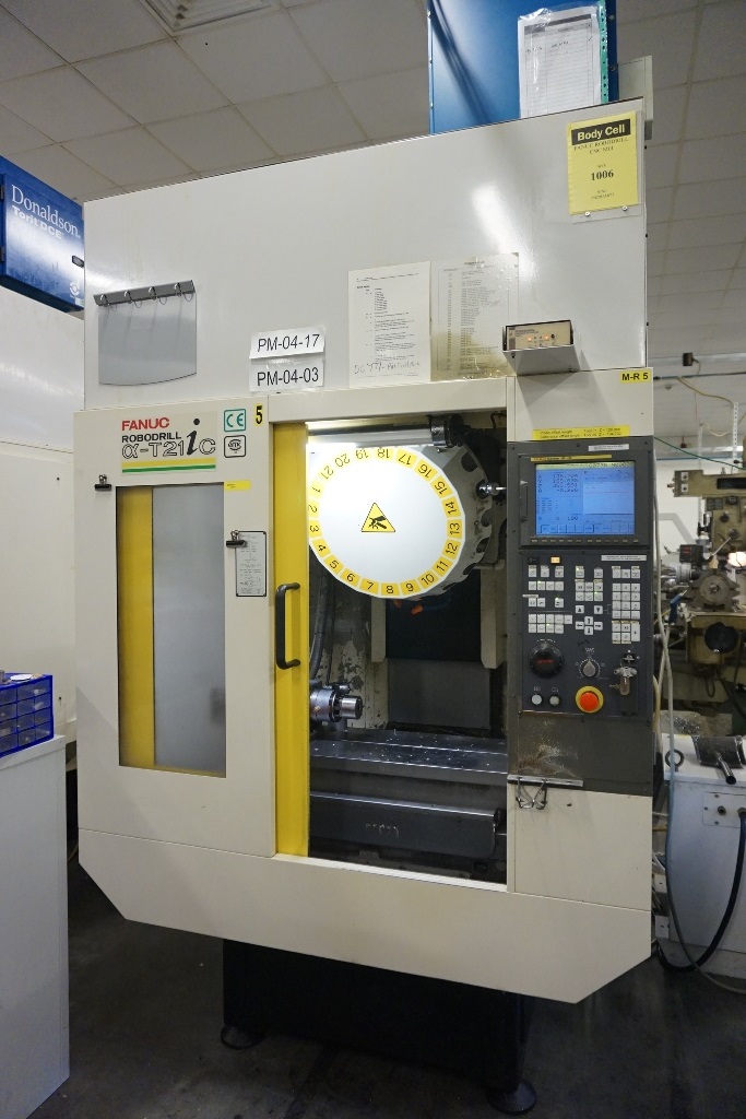 Fanuc Robodrill T21 iC Machining Centre with Fanuc 16imb Control