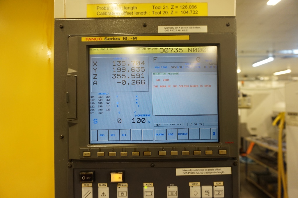 Fanuc Robodrill T21 iC Machining Centre with Fanuc 16imb Control