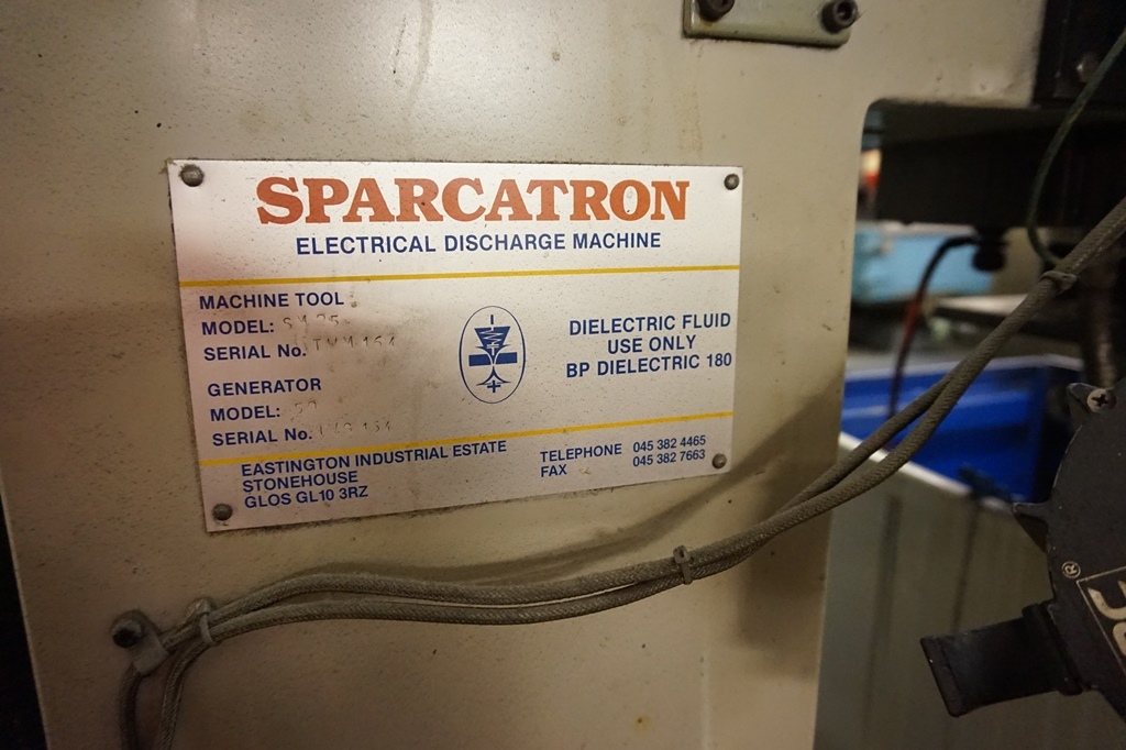 Sparcatron SM25 Die Sink EDM Machine