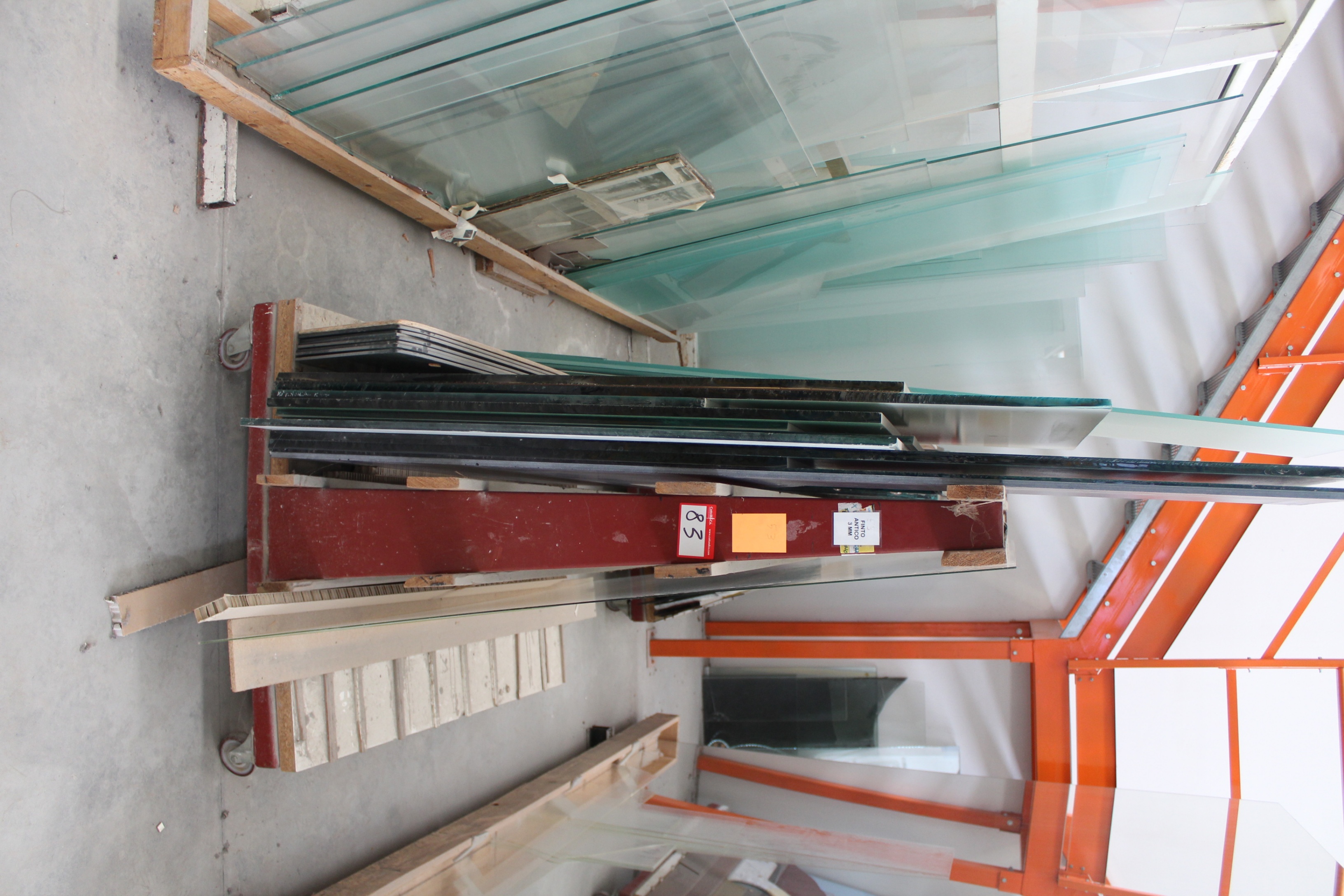 (4) x 1500 x 1100mm Steel Double Sided Portable Glass Transporters with ...