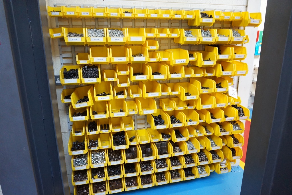 (3) Racks of Matlock Storage Boxes