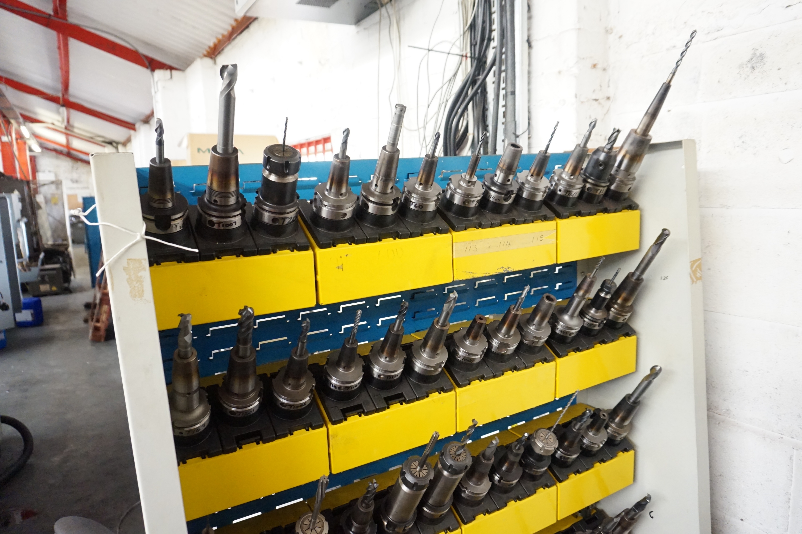 Rack of HSK Tooling for Deckel Maho DMU 50 Evolution