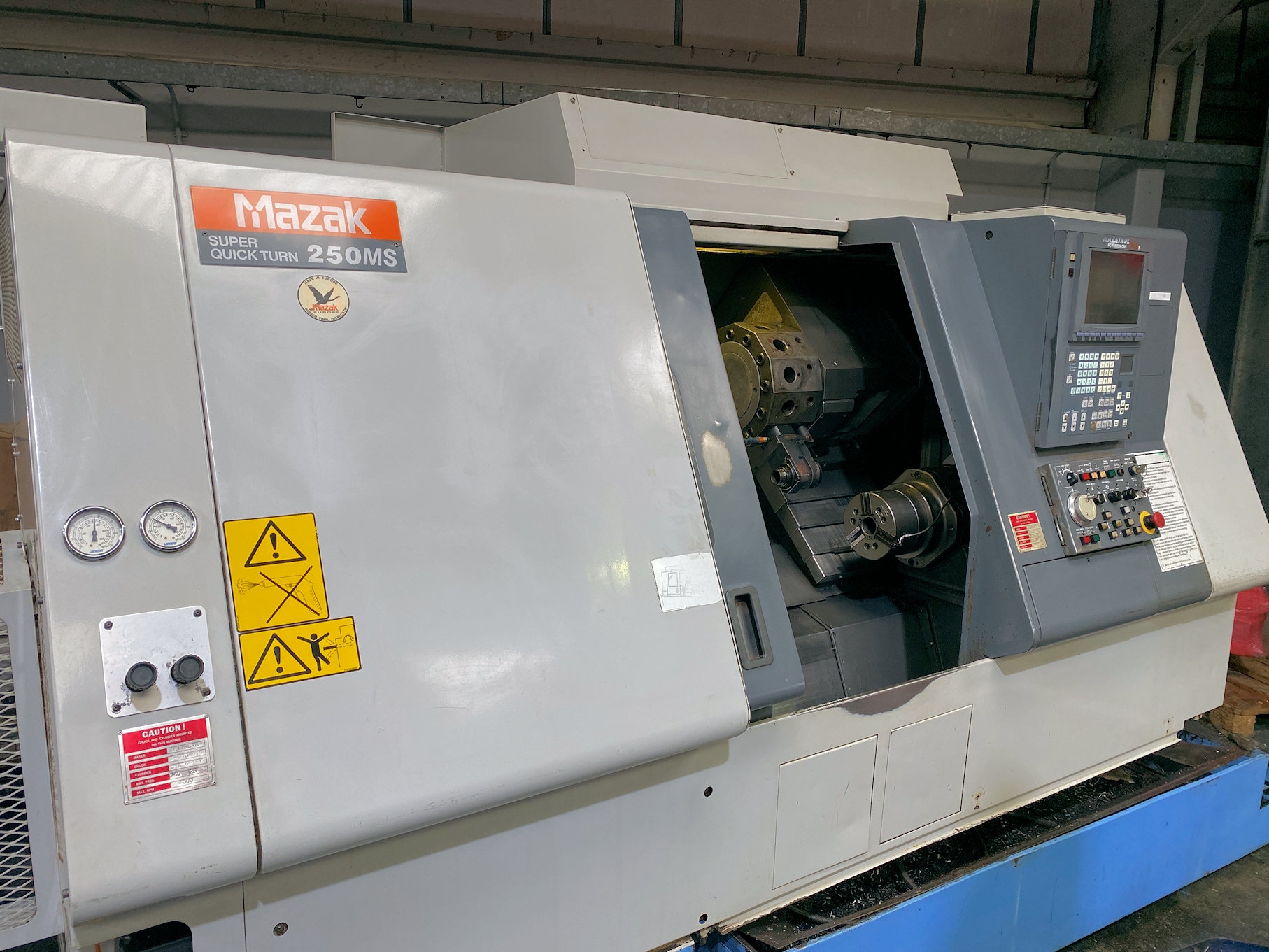 Mazak Super Quickturn 250MS Live Milling & Sub Spindle CNC Lathe