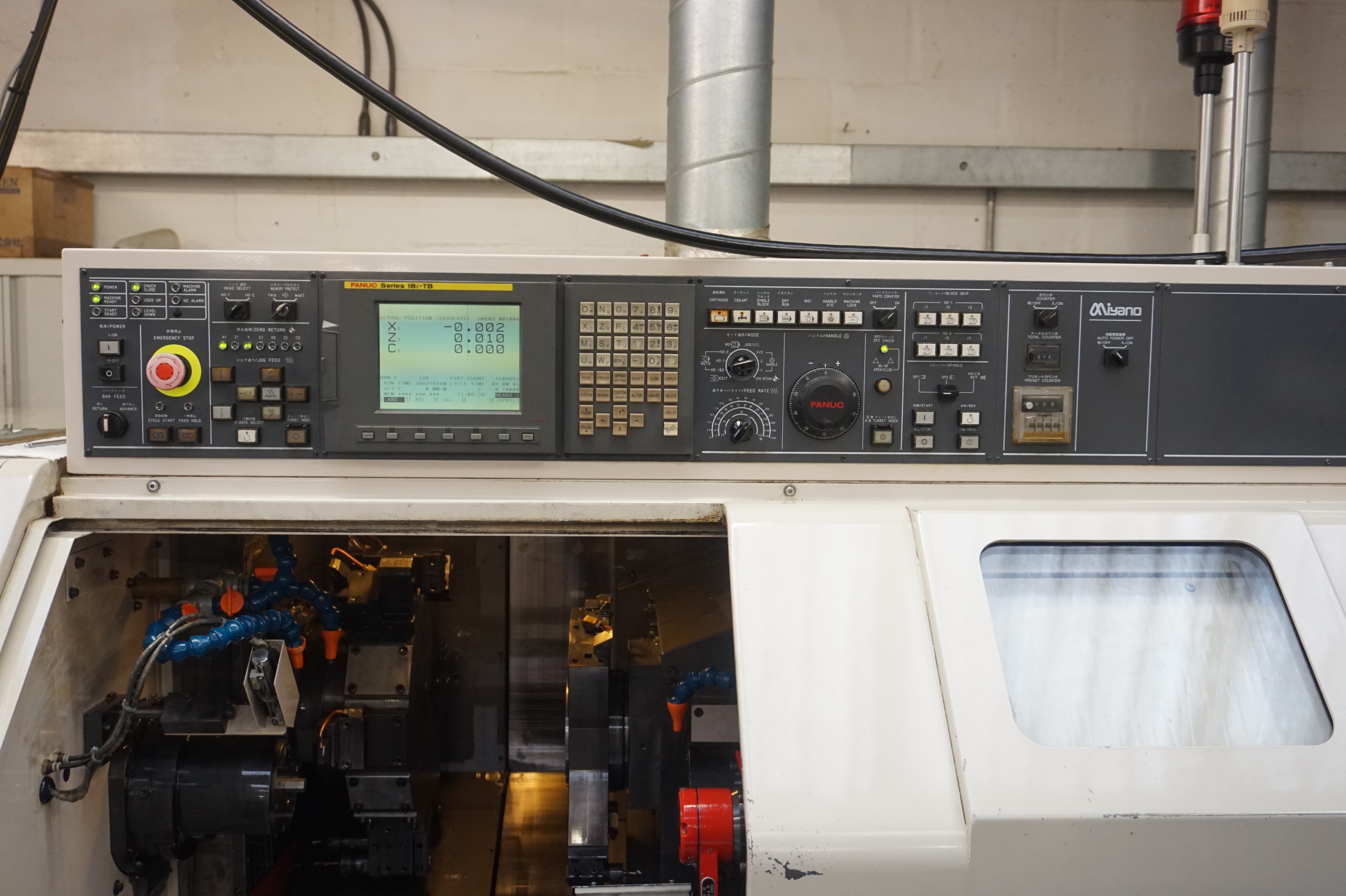 Miyano BNJ-42SY 5 axis Twin Spindle CNC Lathe
