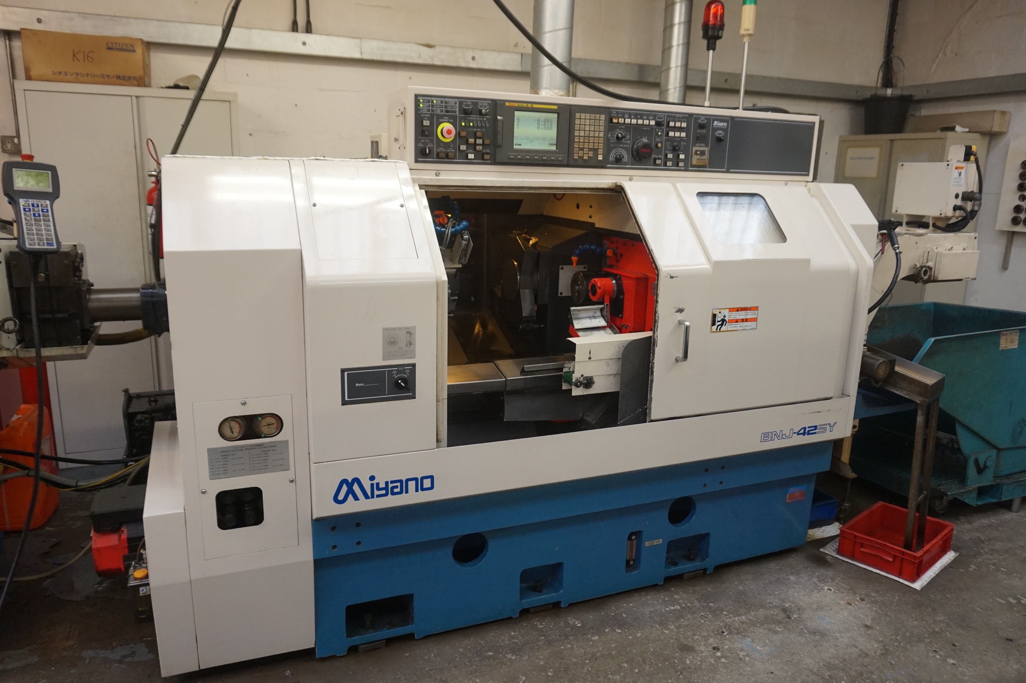 Miyano BNJ-42SY 5 axis Twin Spindle CNC Lathe