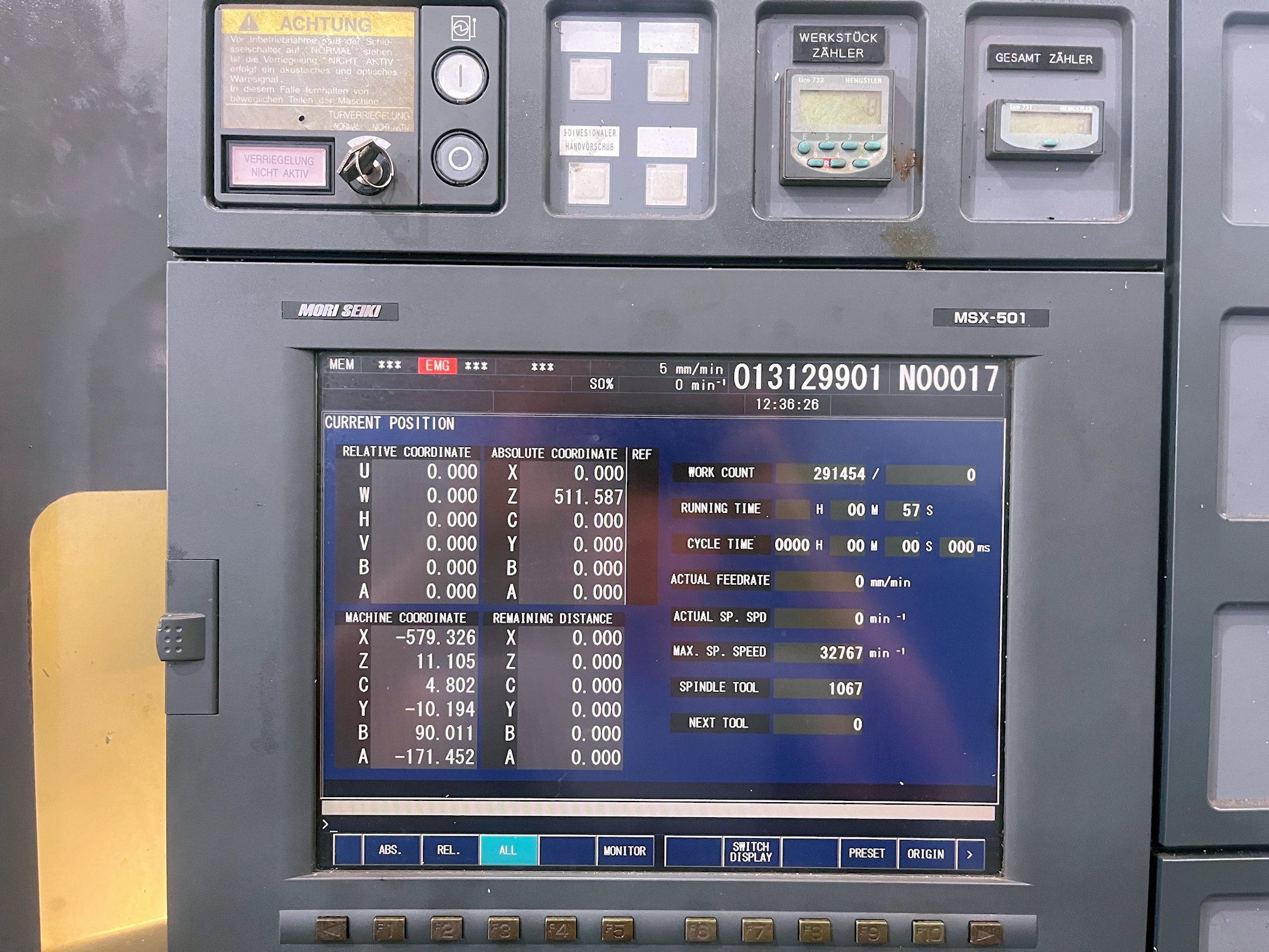 Mori Seiki MT2000A1SZ Multi Axis CNC Lathe (2005)