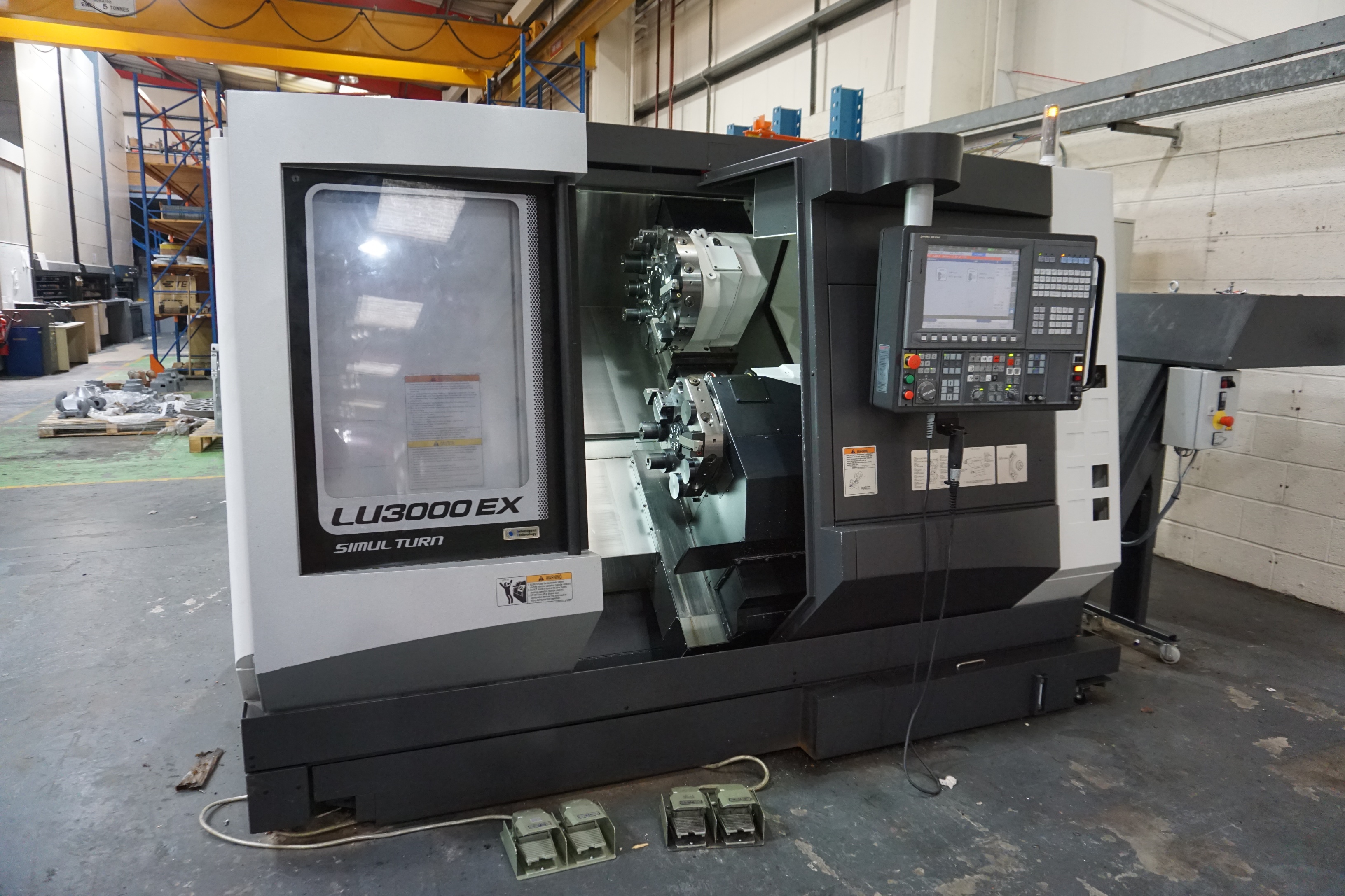 Okuma LU3000EX Simul-Turn CNC Turning Centre