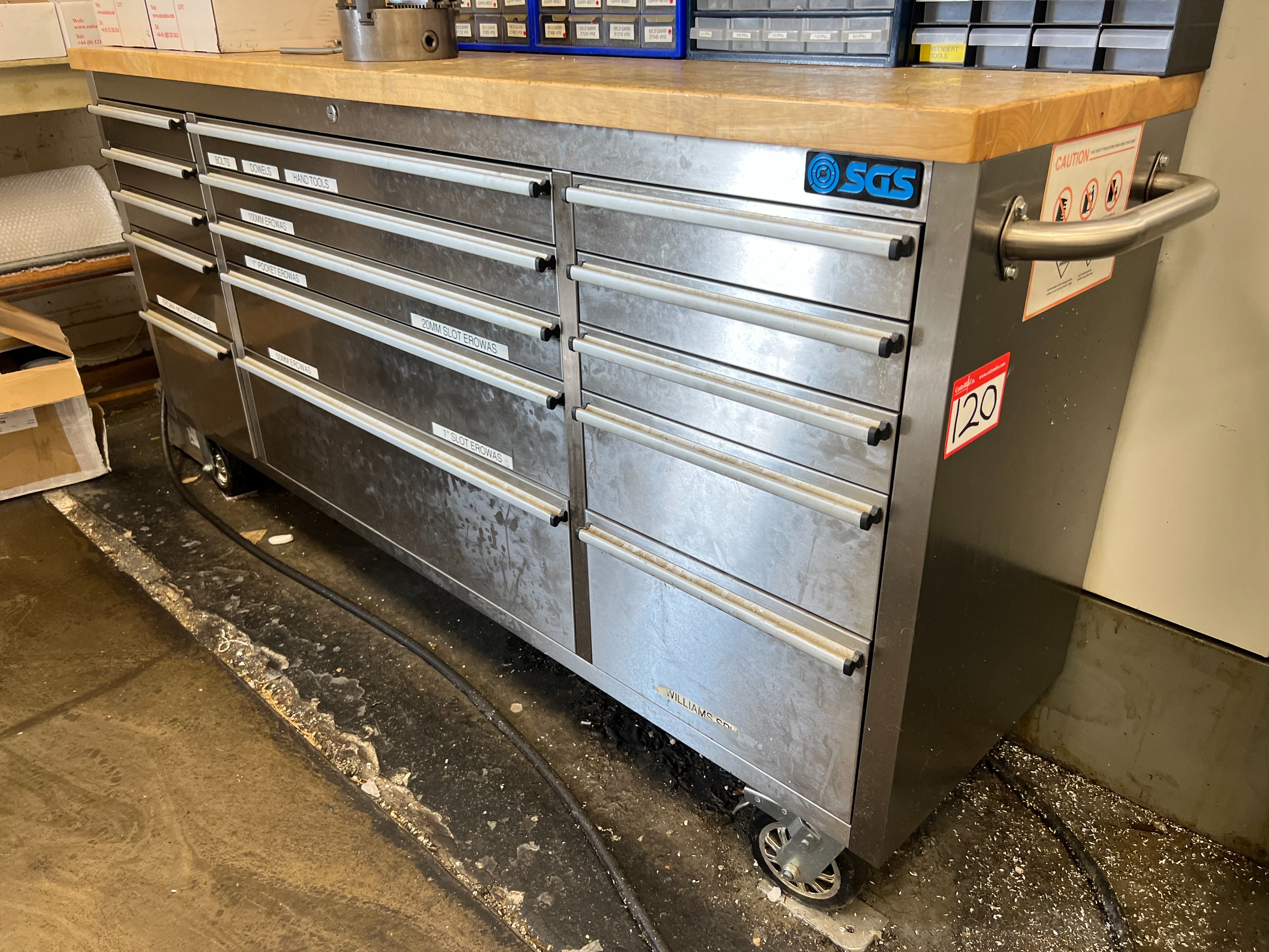 SGS 15 Drawer Mobile Tool Work Bench