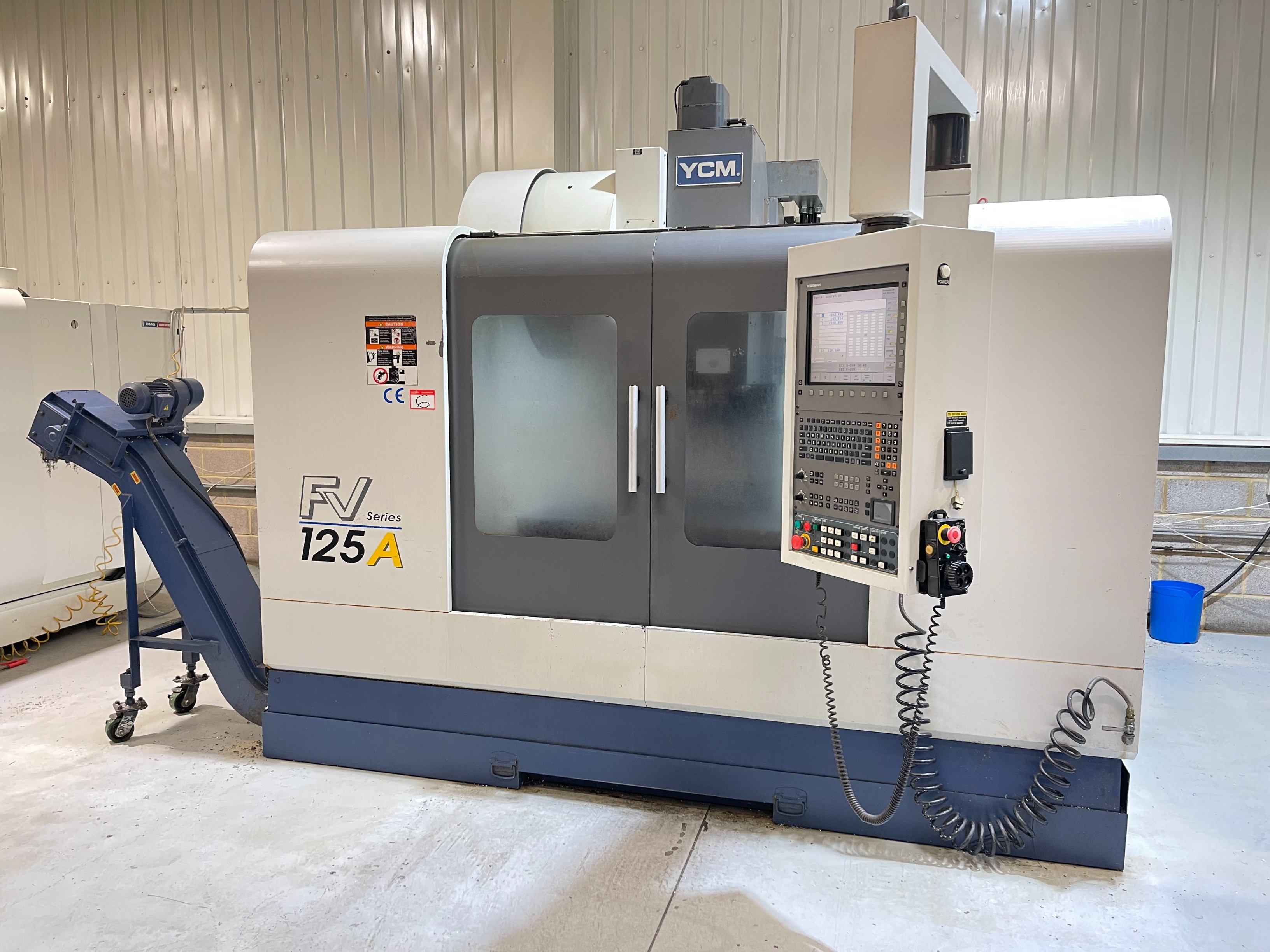 YCM FV125A CNC Machining Centre with Heidenhain iTNC 530 CNC Control