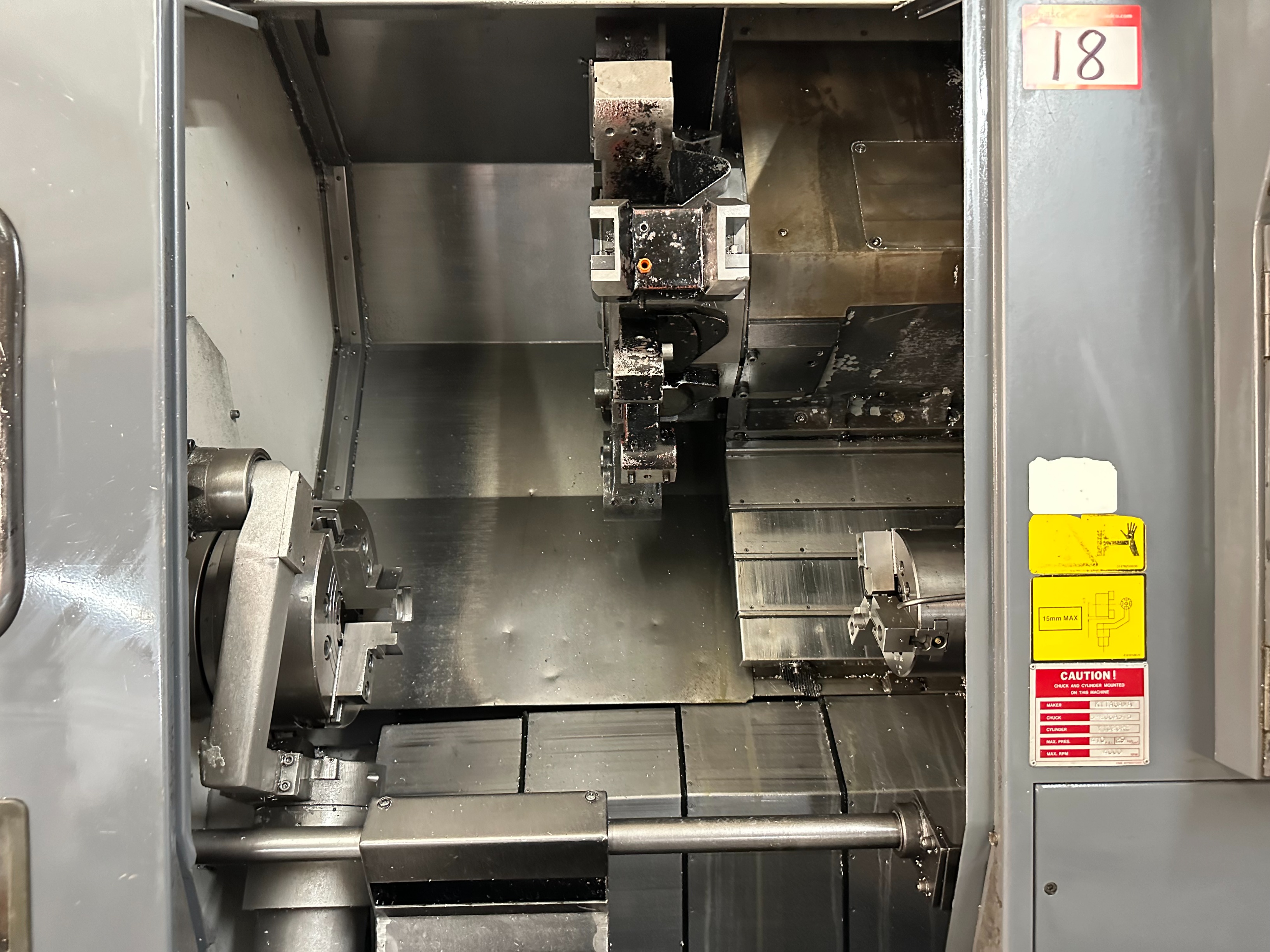 Mazak Super Quickturn 18MS Mark II CNC Lathe with Mazatrol T Plus Control