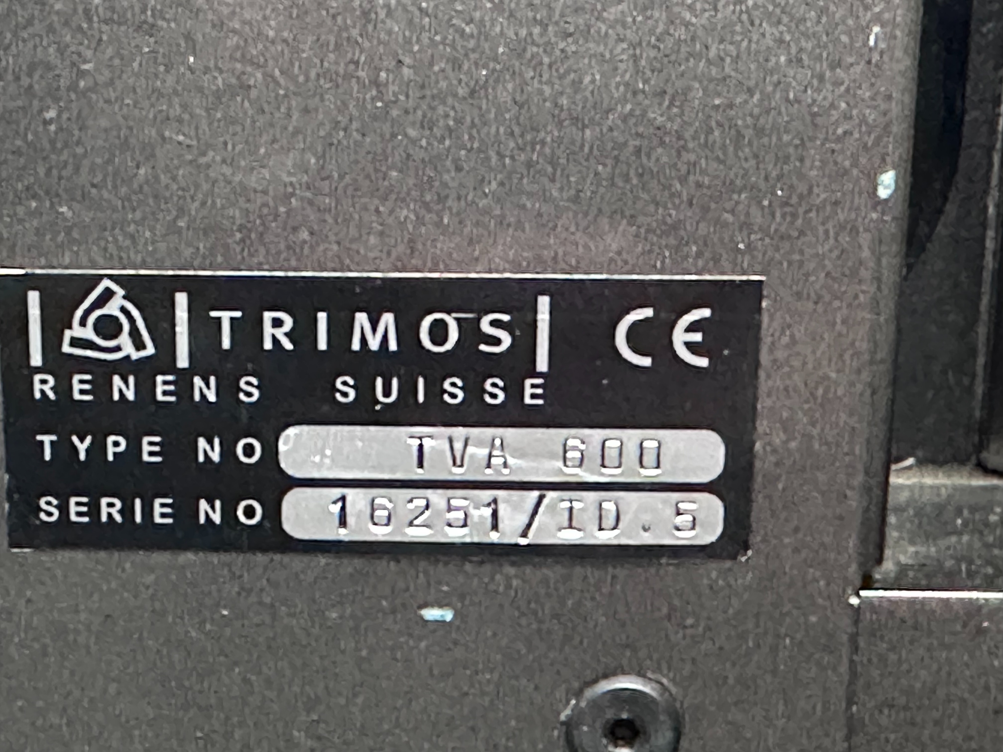 Trimos Vertical 3 Digital Height Gauge Model TVA600