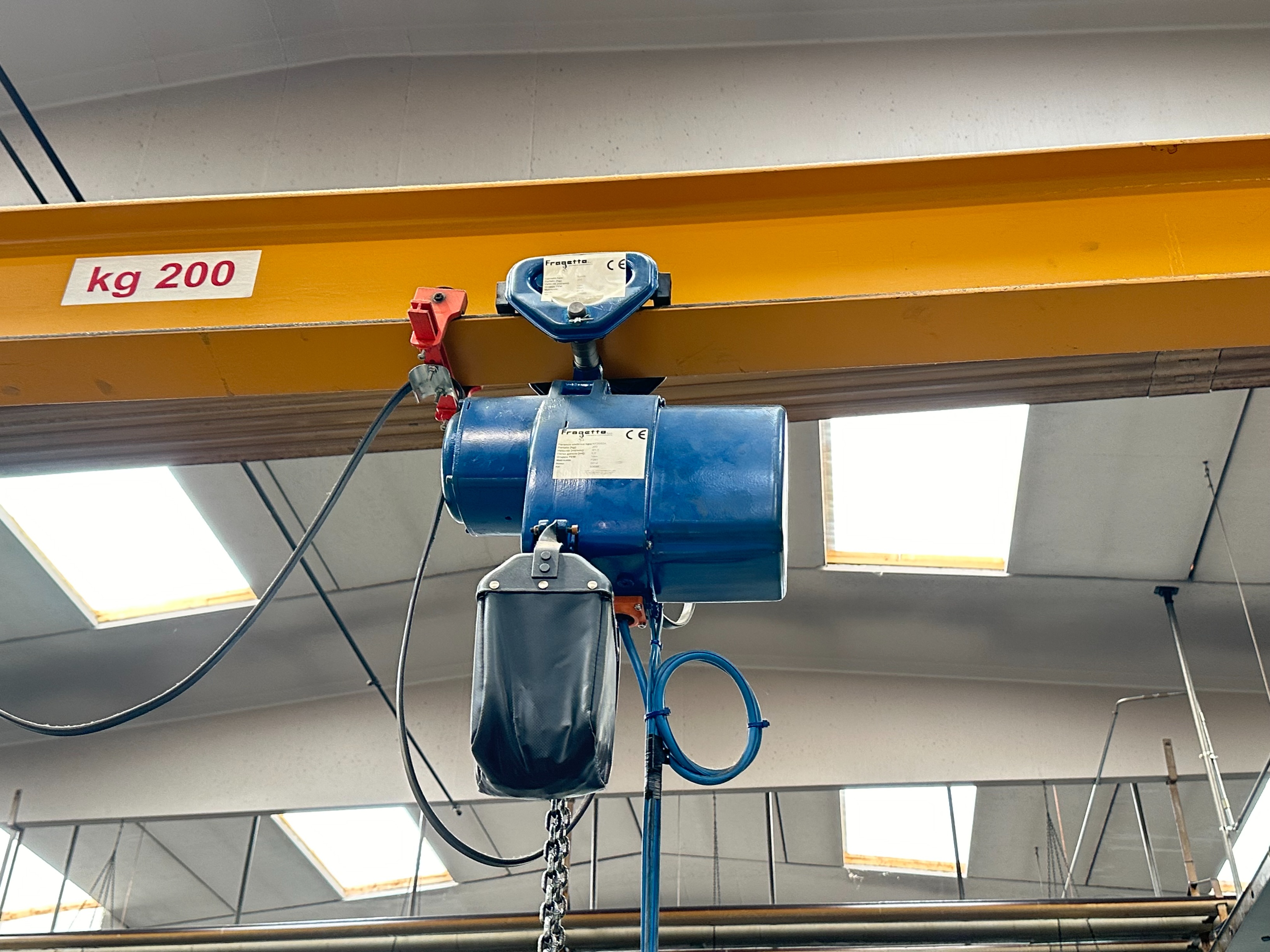 Fragetto 200kg x 4500mm Floor Mounted Jib Crane, Pendant Control ...