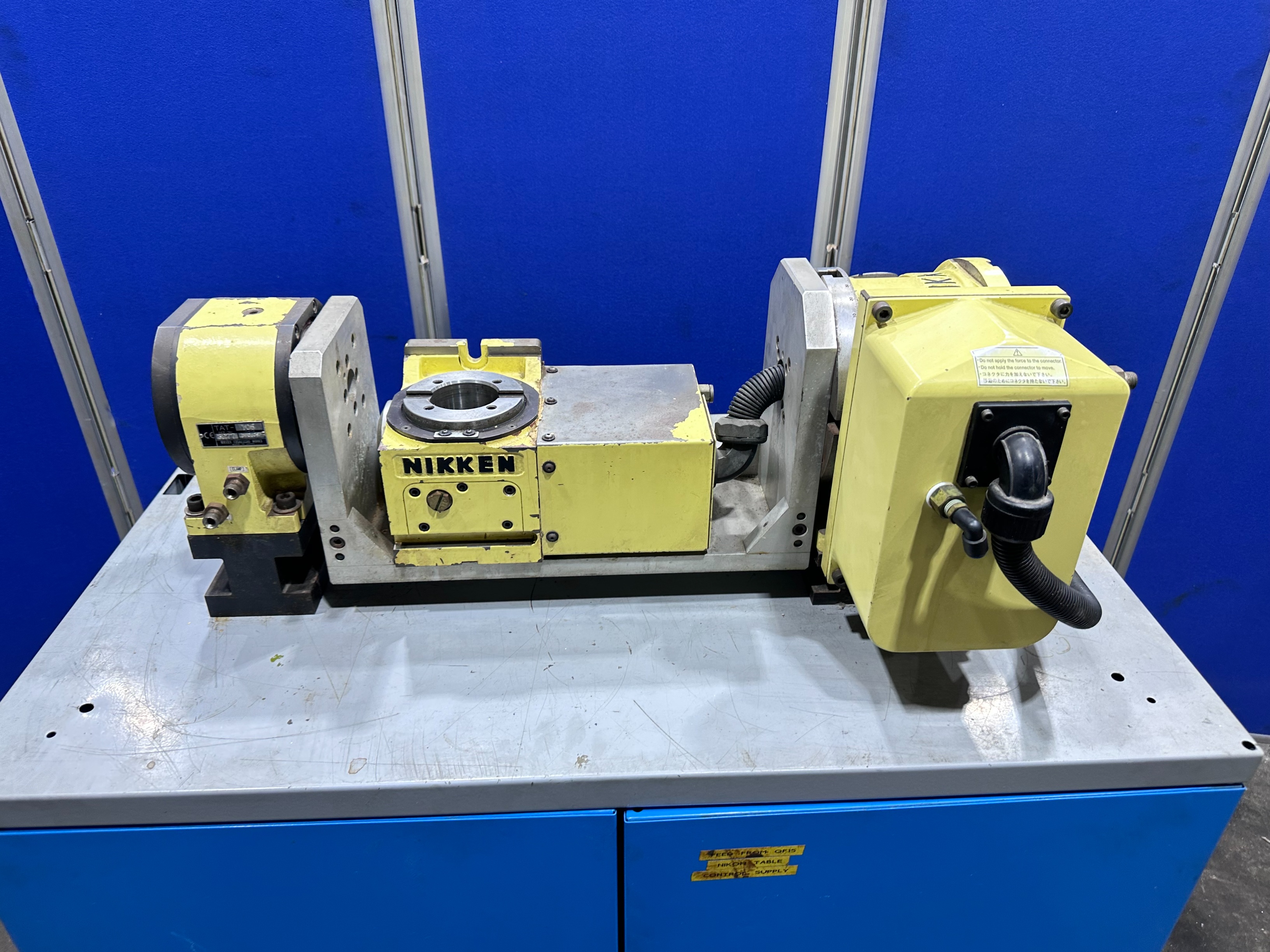 Nikken Tilt & Rotary Powered 4th Axis Type CNC 202 x 21