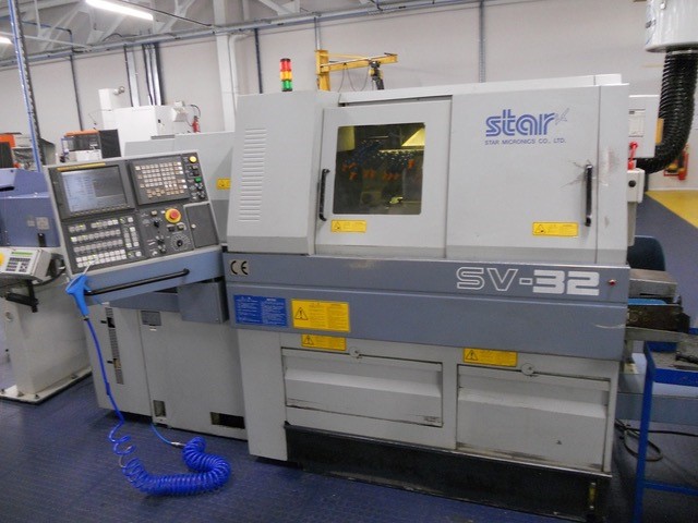 Star SV-32 Sliding Head 9-Axis CNC Lathe