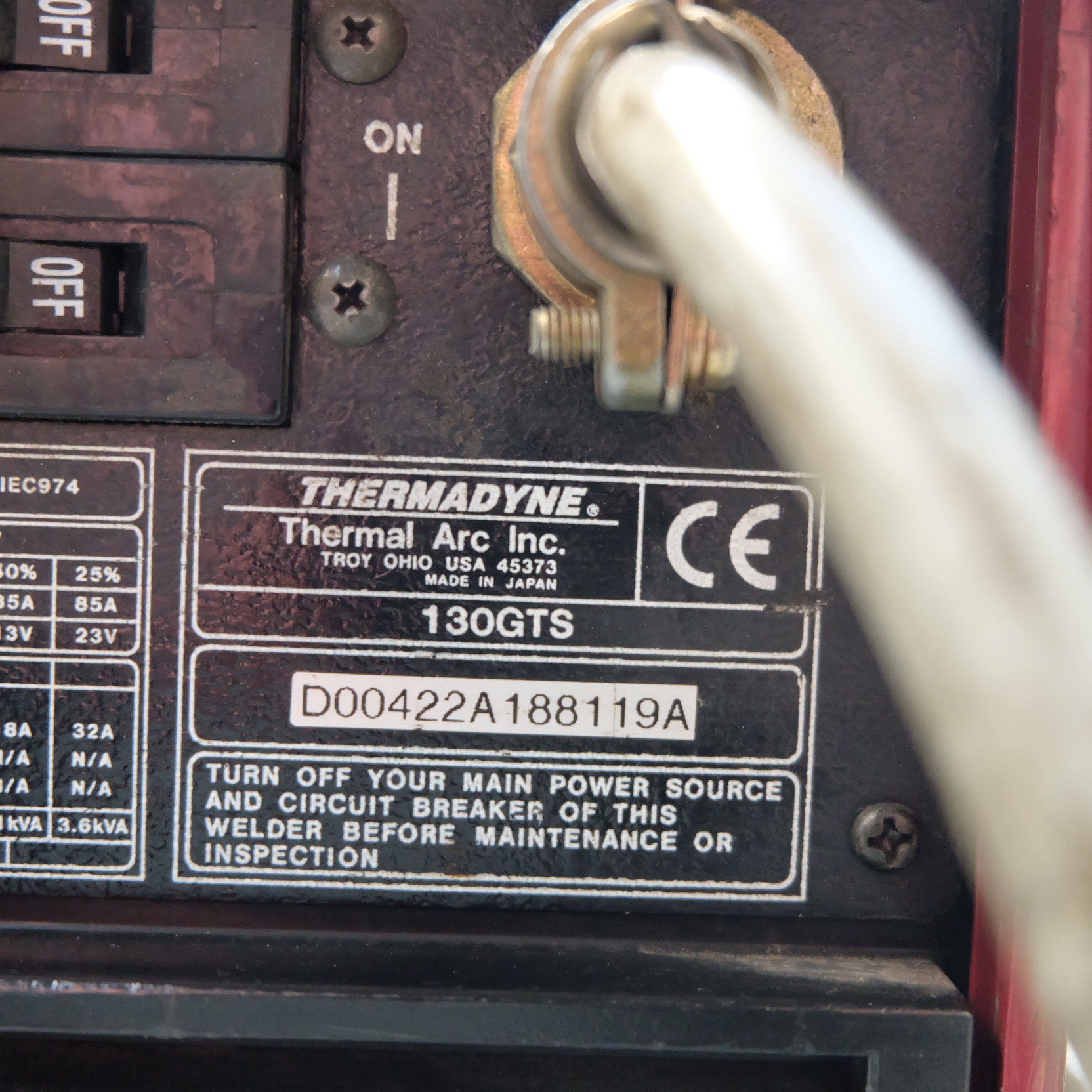 Thermal ARC DC Invertia Arc Welder