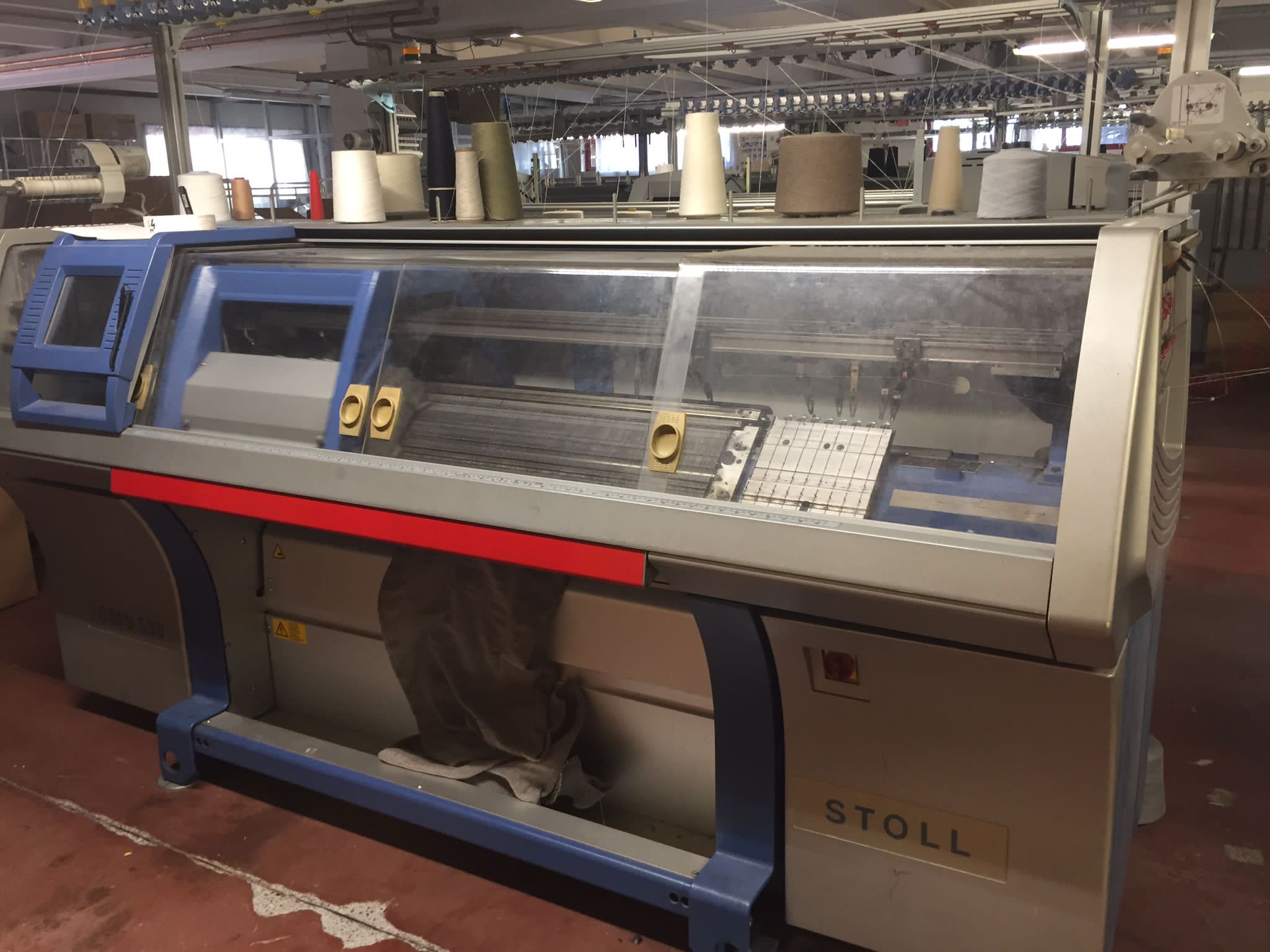 Stoll CMS 530 Type 566 000 Flat Bed Knitting Machine