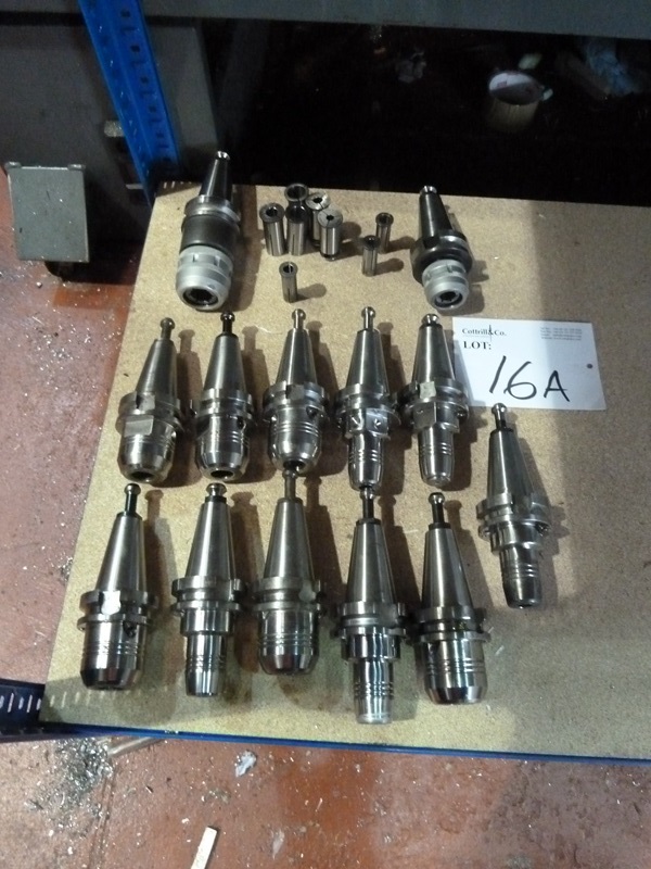 Qty Schunk Hydraulic Collet Chucks and 2 x Nikken collet chucks