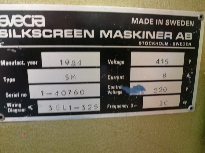 Svecia Matic SM Screenprinter