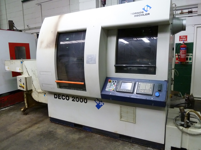 Tornos Deco 2000/26 Multi Axis Sliding Head CNC Lathe