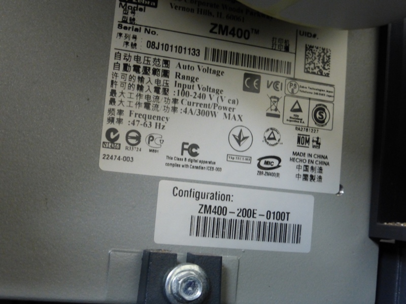 Zebra ZM400 and ZM600 Label Printers