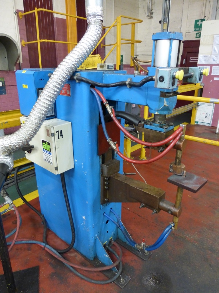 British Federal 25KVA Water Cooled Spot Welder