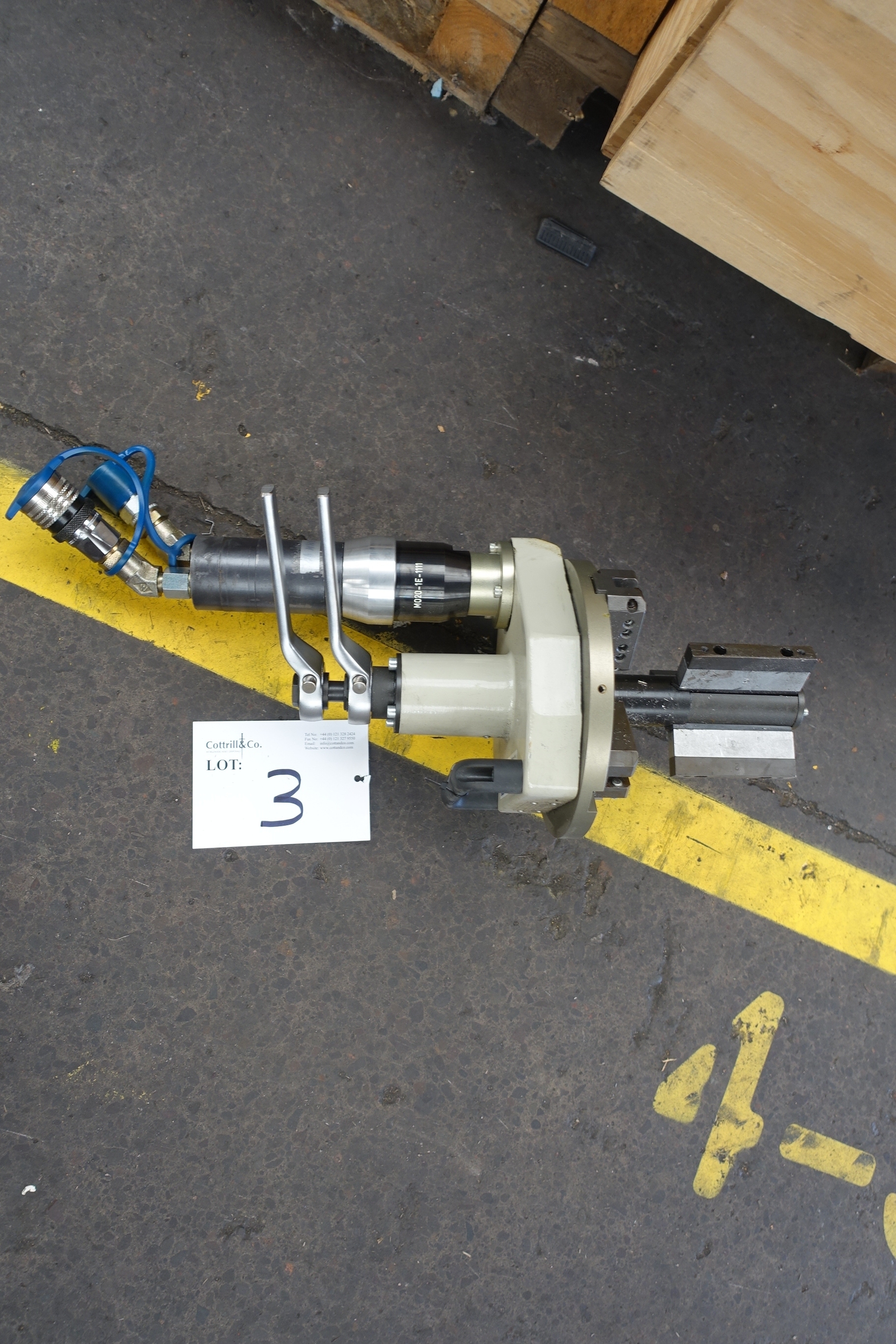 Fina Hydran Model TSX 46 Tube Weld Prep Machine